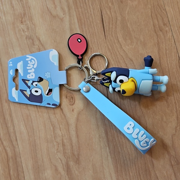 Bluey | Accessories | Nwt Bluey 3d Keychain With Blue Strap Bag Charm ...